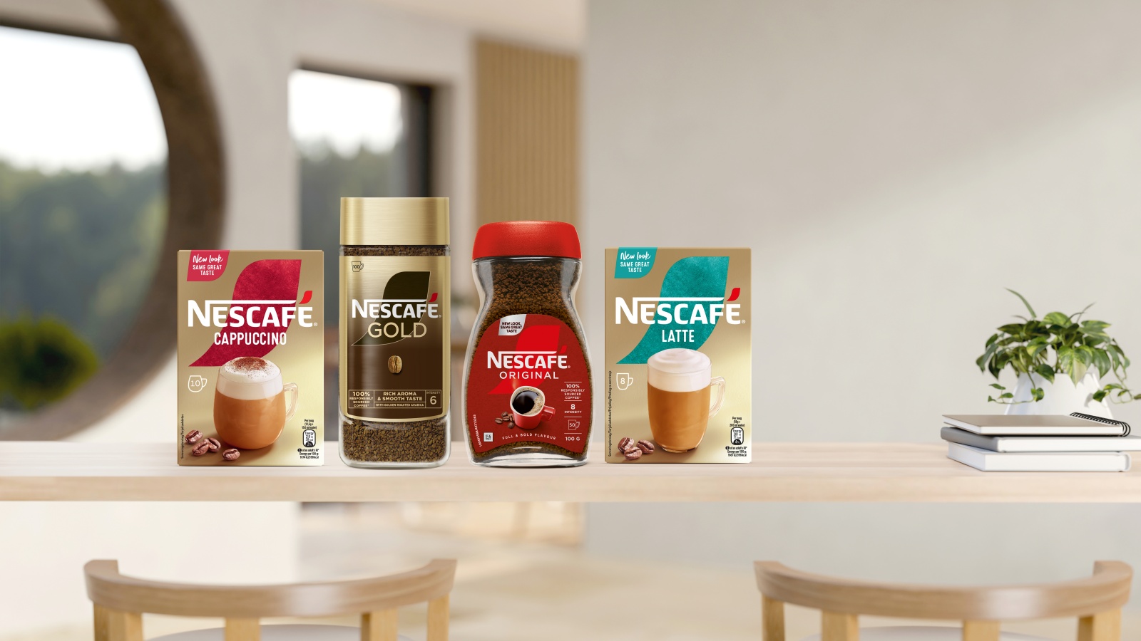 Nescafé rebrander for første gang emballage på alle produkter samtidig ...